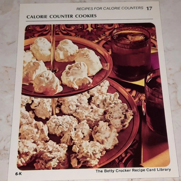 Other | The Betty Crocker Recipe Card Library Replacement Calorie ...